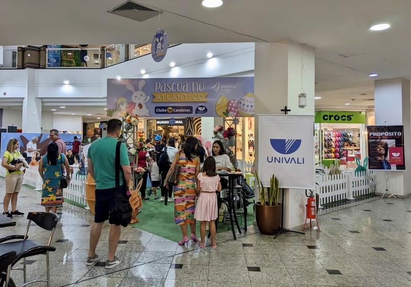Univali e Atlântico Shopping promovem oficinas de Páscoa - Univali