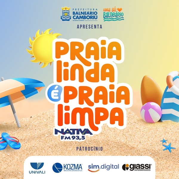 Projeto Praia Linda é Praia Limpa terá apoio da Univali - Univali